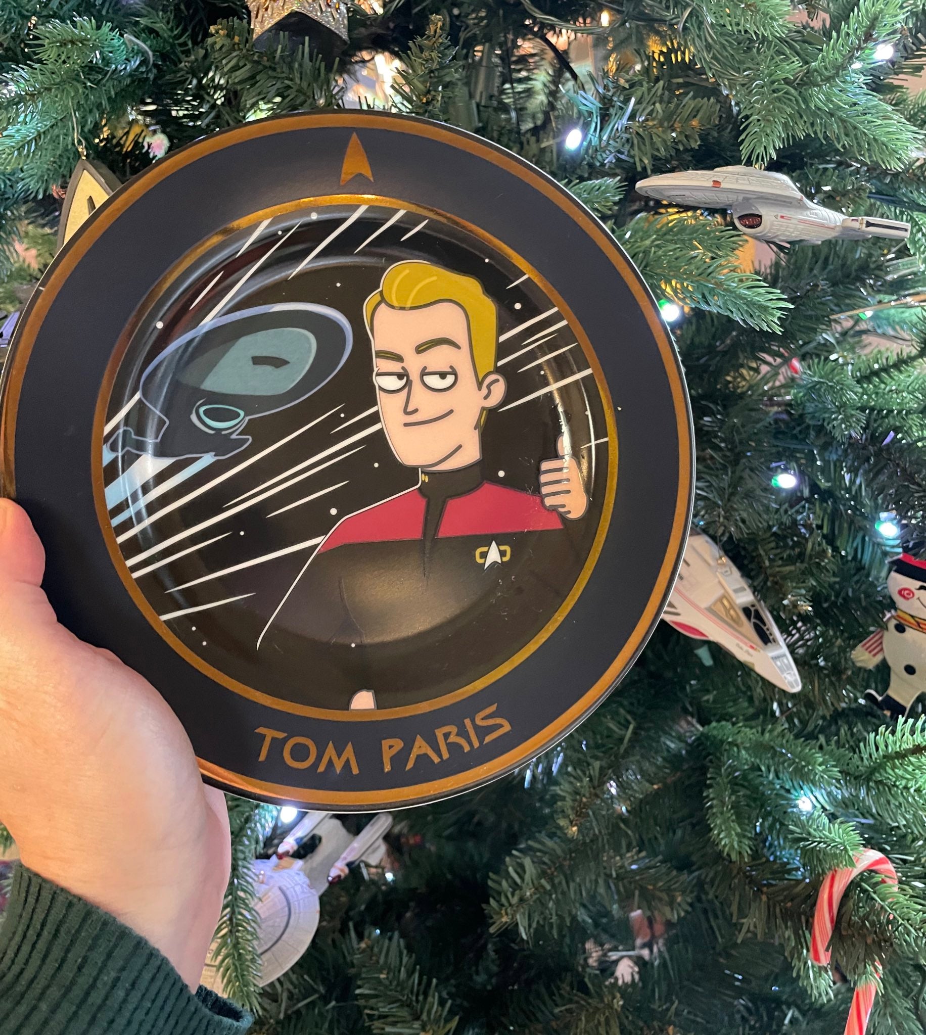 Tom Paris Commemorative Plate – Star Trek Unlimited