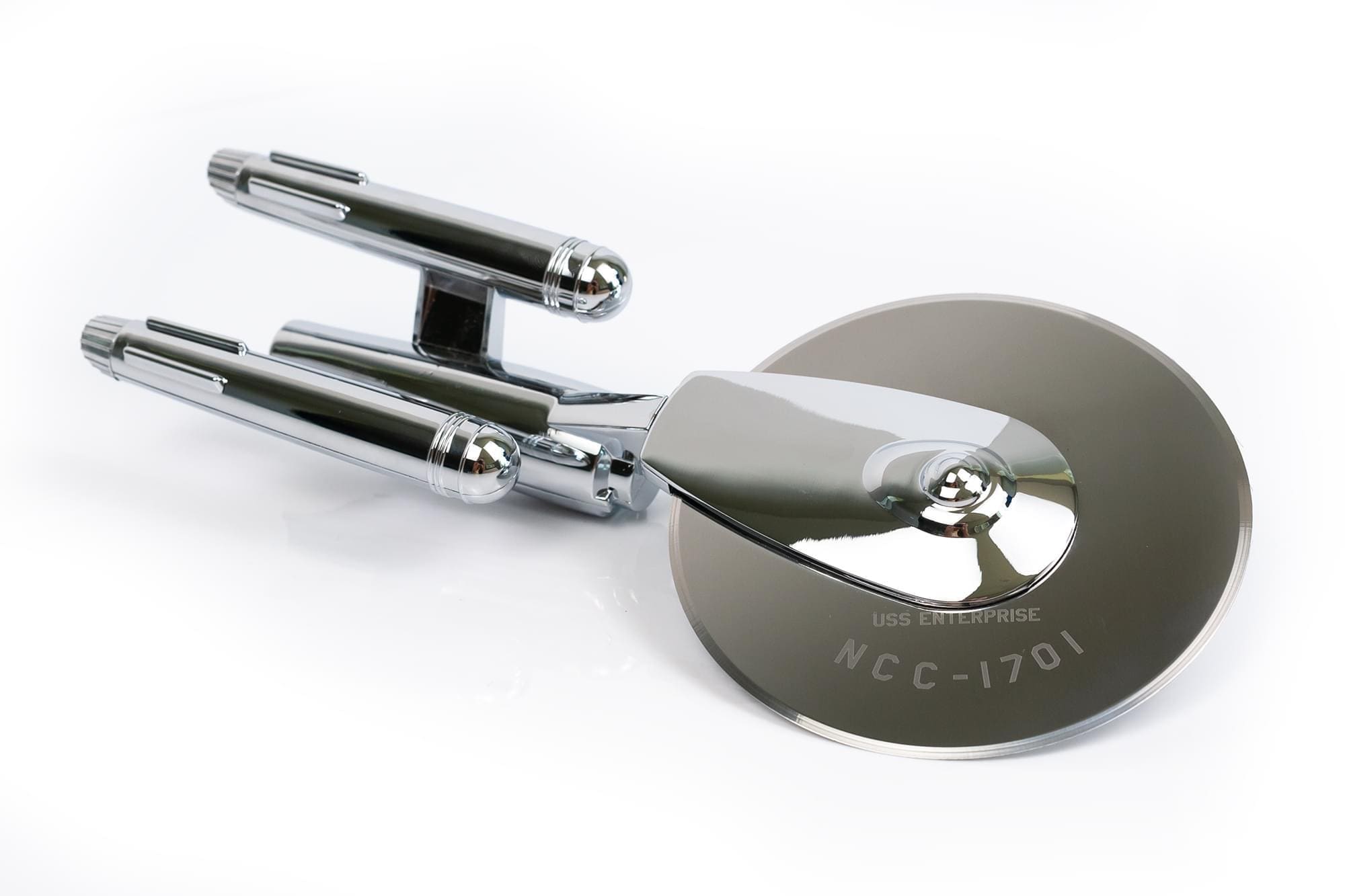 Star Trek TOS Stainless Steel USS Enterprise Pizza Cutter | Free Shipp ...
