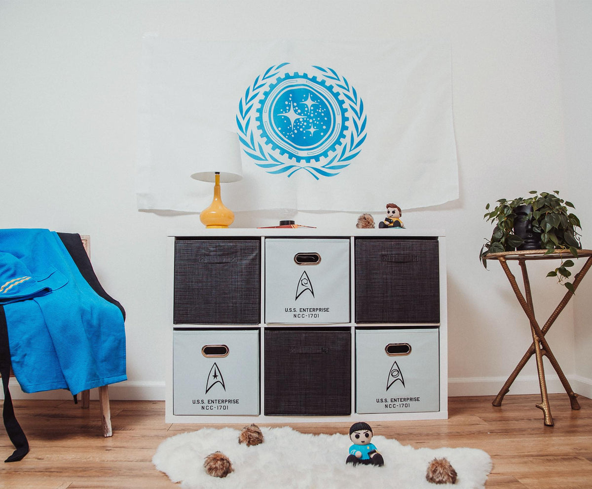 Star Trek: The Original Series NCC-1701 Storage Bin Cube Organizers ...